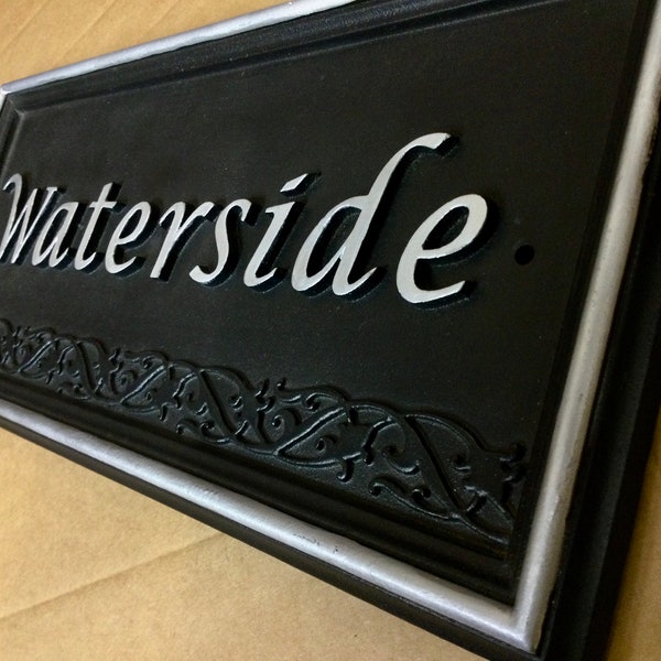 Cast Iron House Sign - Etsy UK
