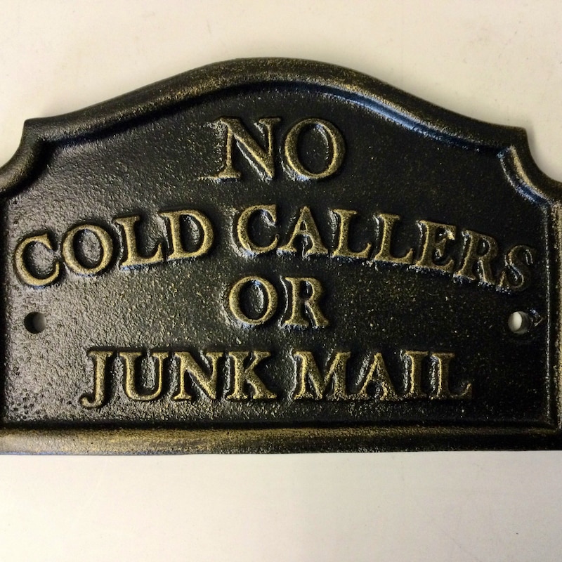 No Cold Callers Sign - Etsy UK