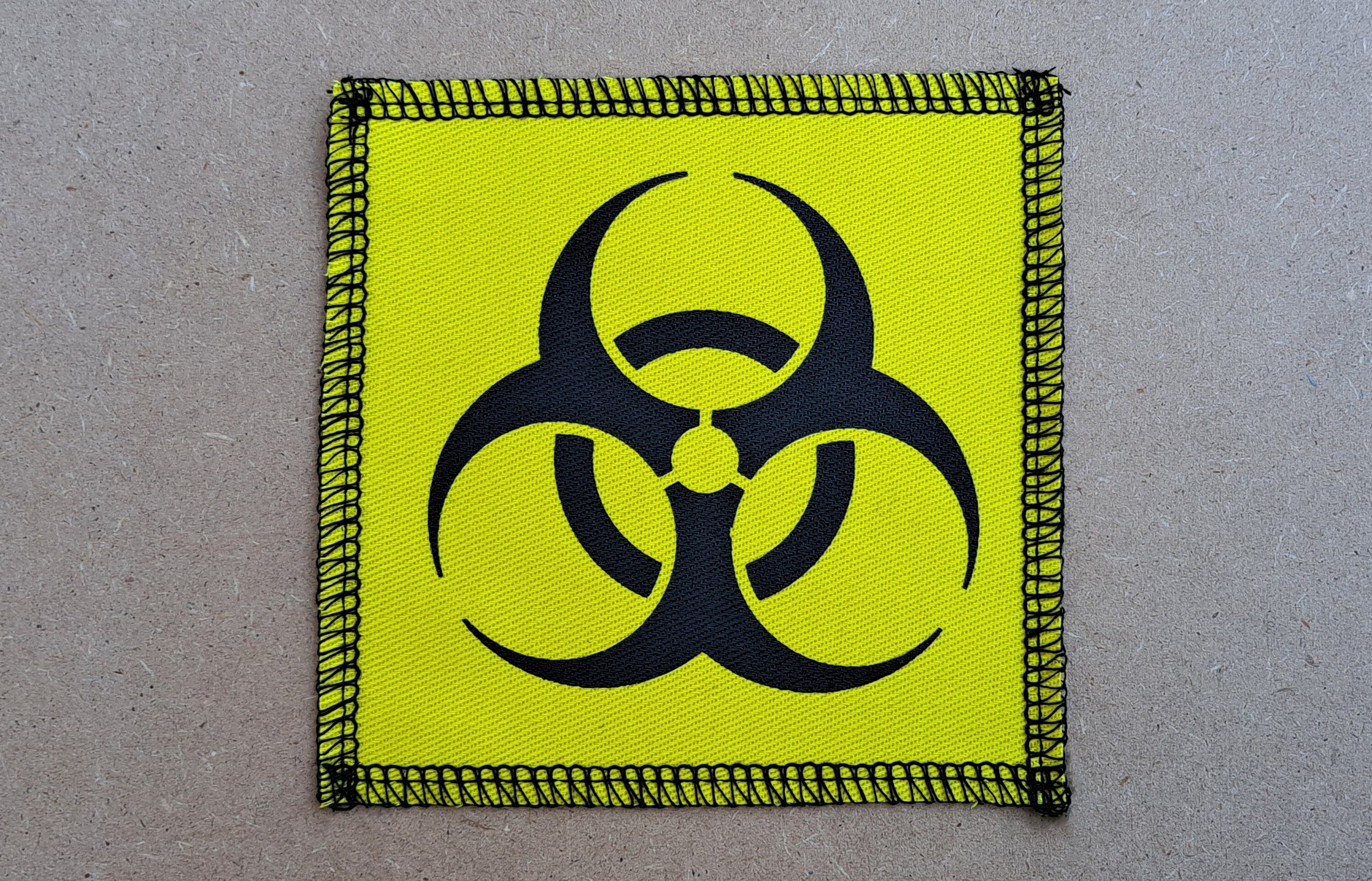 Green And Yellow Biohazard Symbol