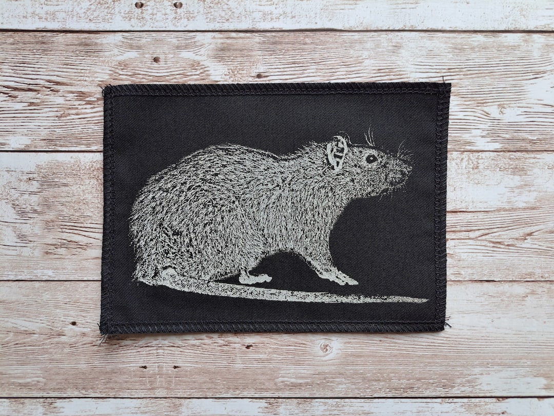 Rat Patch | Screen Printed Patch | High Quality Rodent Patch | Rat ...