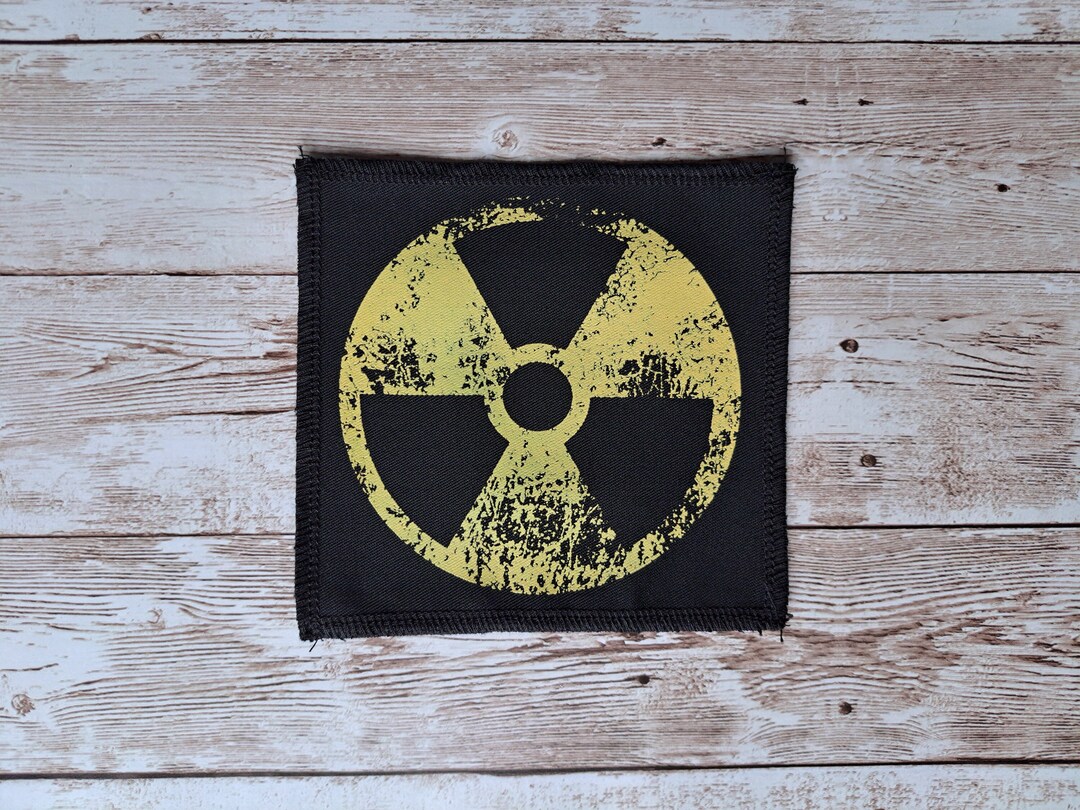 Radioactive Patch Nuclear Radioactivity Screen Printed Patch Punk ...