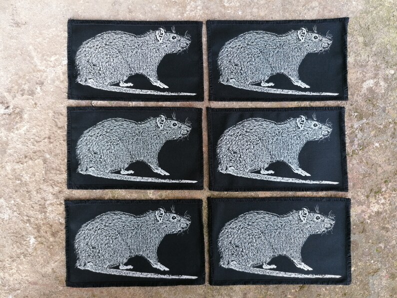Rat Patch Screen Printed Patch High Quality Patch Big - Etsy UK