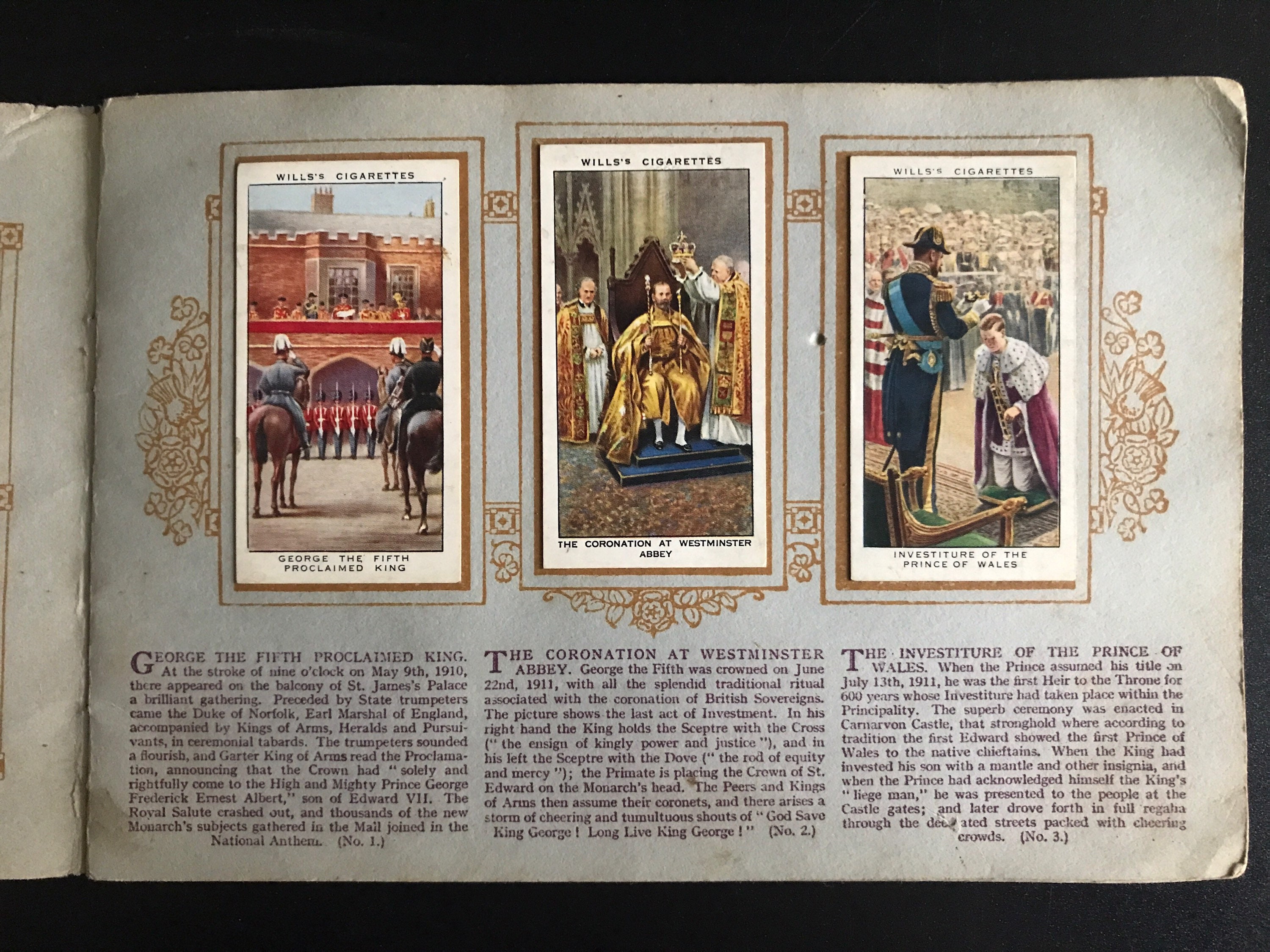 The Reign of King George V Booklet With Collectable Cards - Etsy