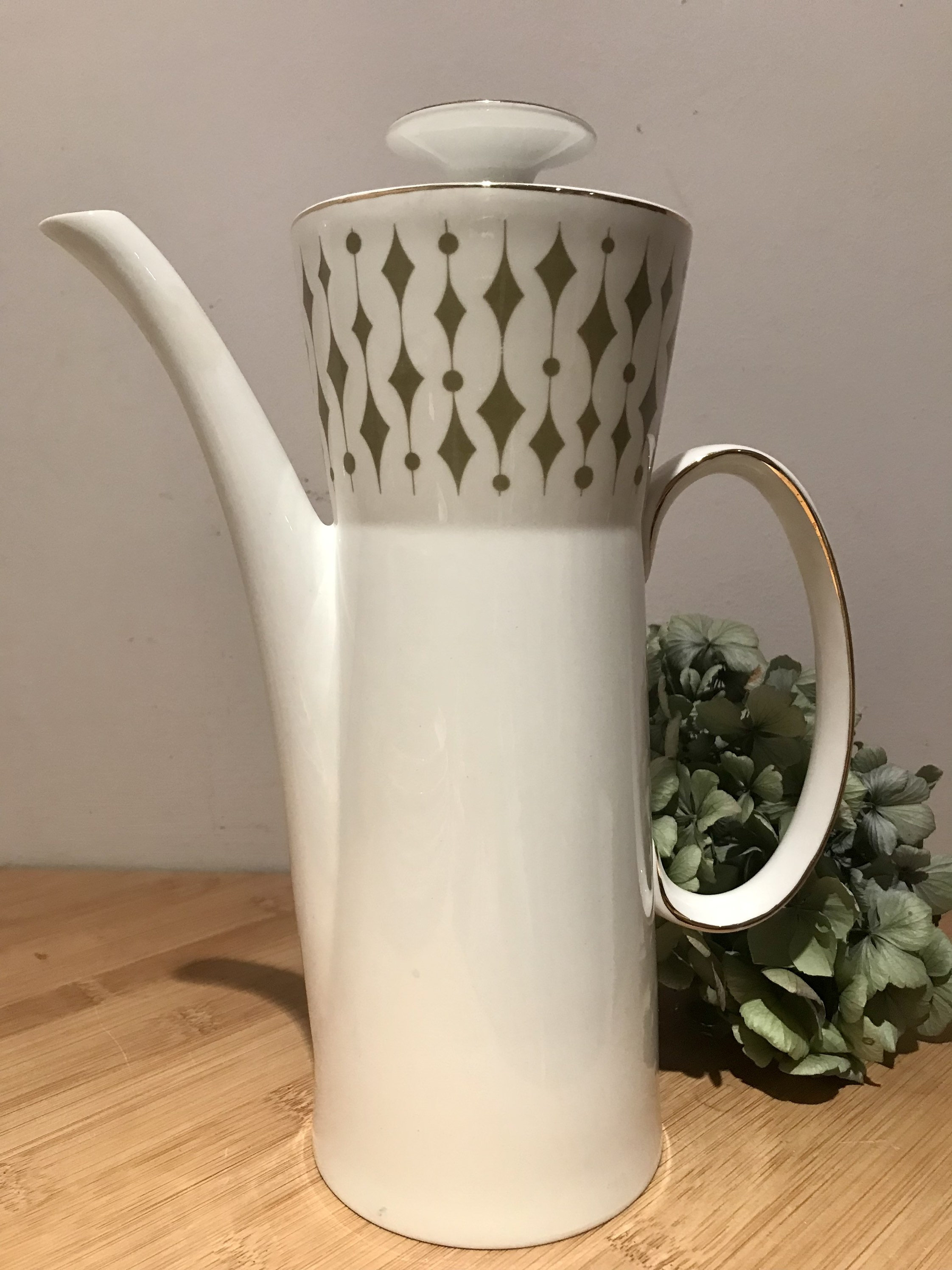 1960/ 70s Greenway Fine Bone China Set With Coffee Pot - Etsy