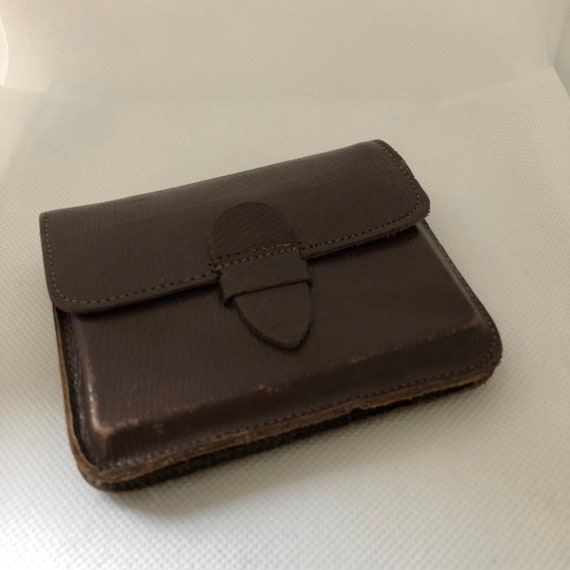 Vintage Leather Cigarette Paper Holder | Etsy