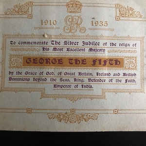 The Reign of King George V Booklet With Collectable Cards - Etsy