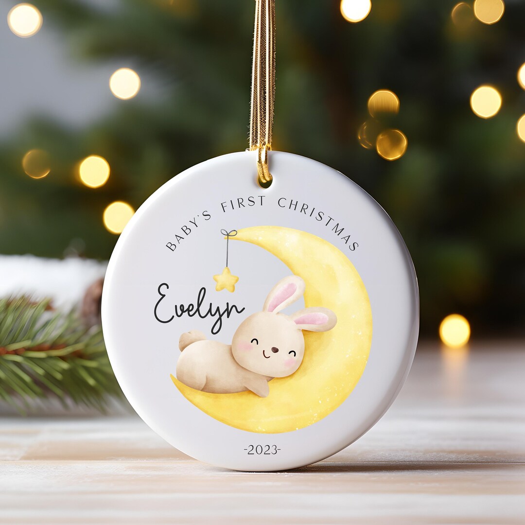 Personalized Baby Christmas, Personalized Babys First Christmas ...