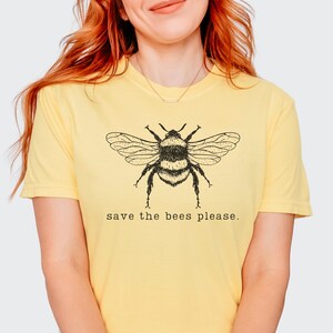 Save the Bees Shirt, Perfect Earth Day T-shirt, Gift for Beekeeper ...