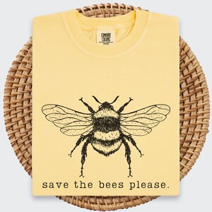 Save the Bees Shirt, Perfect Earth Day T-shirt, Gift for Beekeeper ...