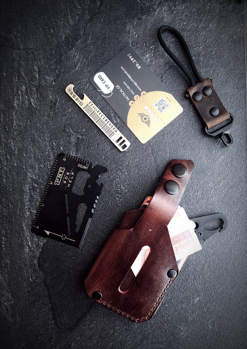 Tactical EDC Minimalist Slim Wallet, RFID Protect, Mens Wallet ...