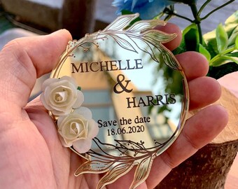 Save the Date Mirror - Etsy