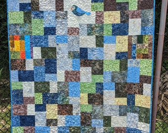 Bluebird Quilt - Etsy
