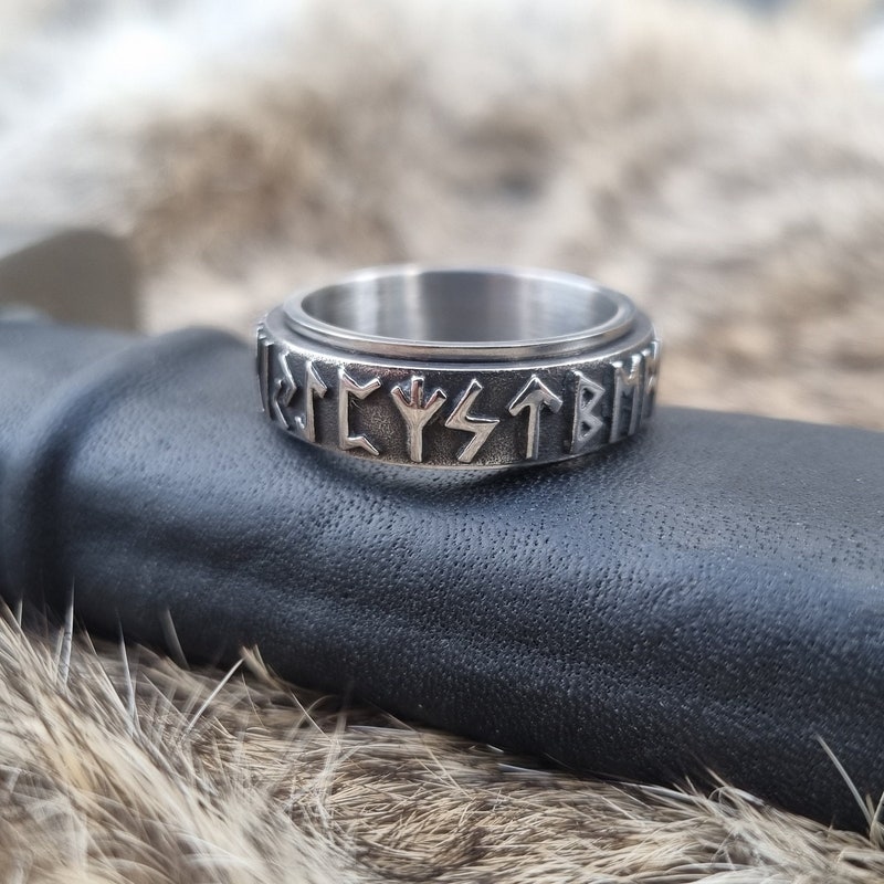 Rune Wedding Ring - Etsy