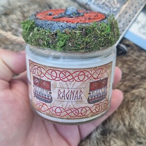 Ragnar Lothbrok and Lagertha Candle / Viking Shield Soy Wax / Couple ...