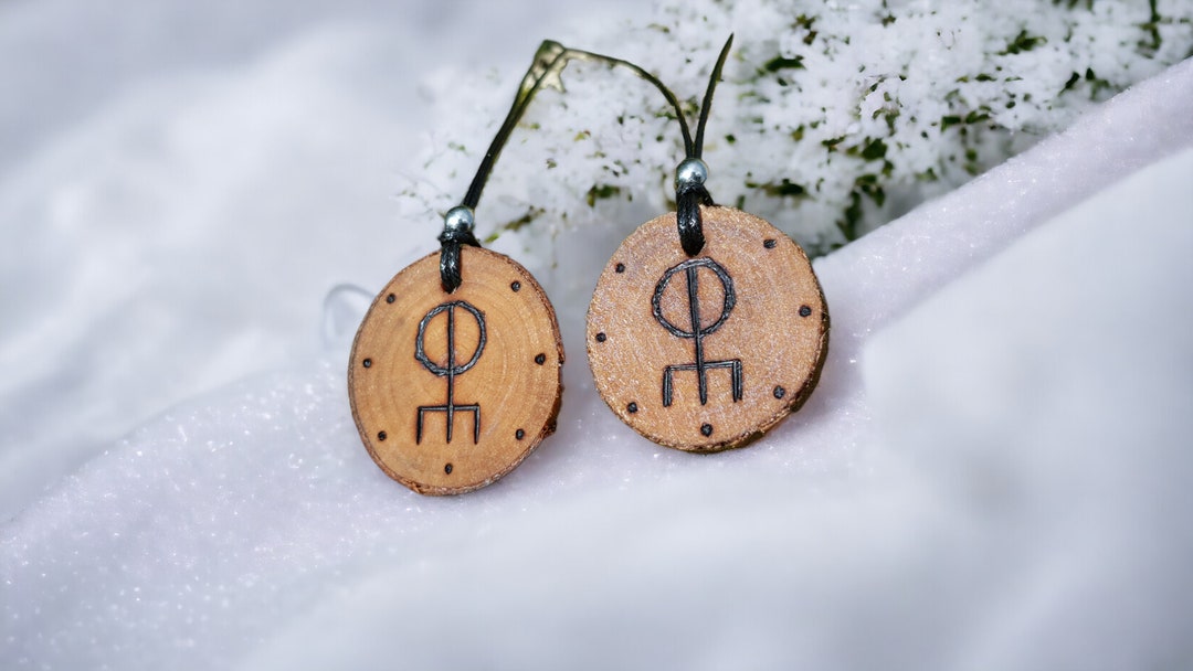 Love Rune / Love Amulet / Necklace for Lovers and Couples / Viking Love ...