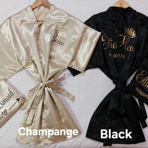 Personalized Robes,custom Bridal Robe,wedding Robes,bridesmaid Proposal ...