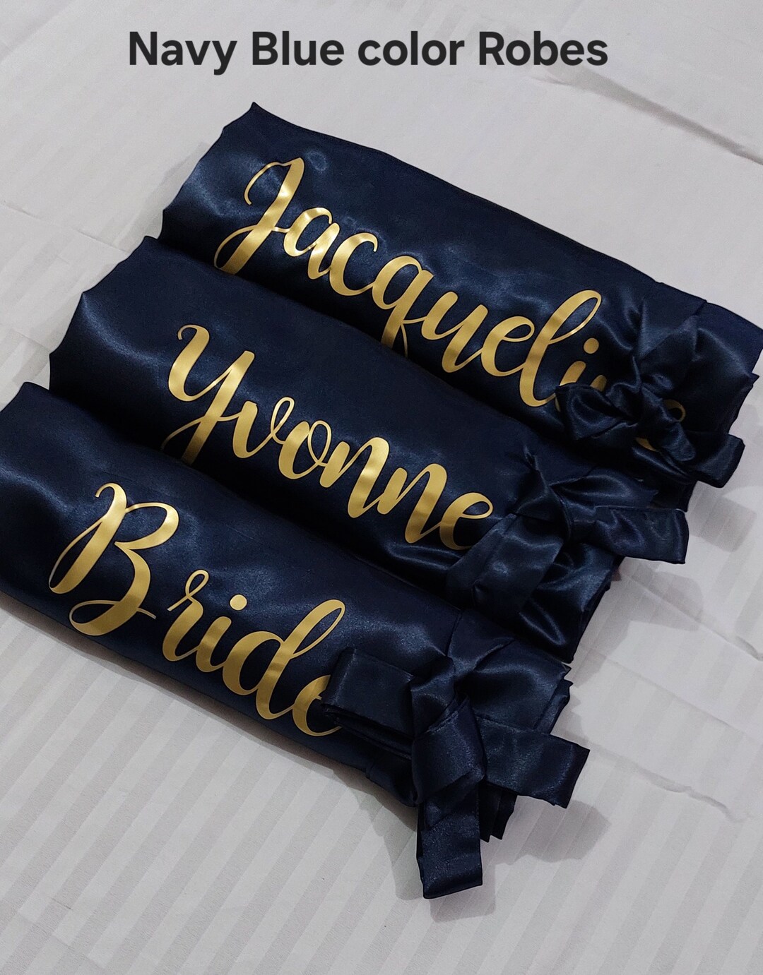Personalized Robes,custom Bridal Robe,wedding Robes,bridesmaid Proposal ...