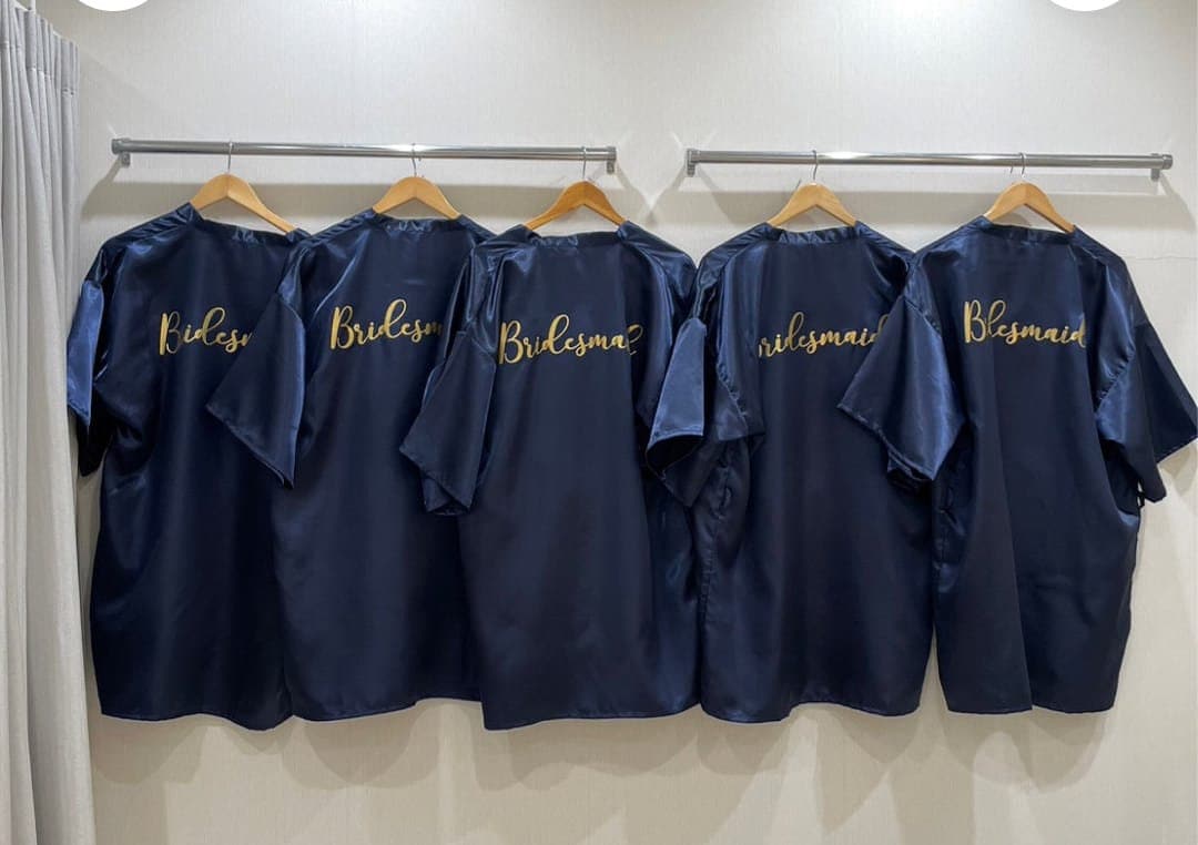 Bridesmaid Robes,bridal Party Robe,getting Ready Robes,satin Robes ...