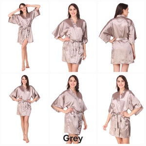 Bridesmaid Robes,bridal Party Robes,satin Robes,birthday Squad Robes ...