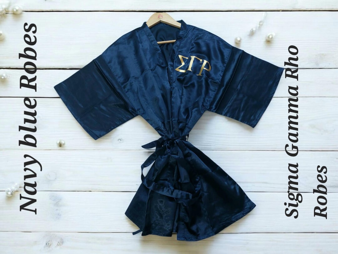 Sigma Gamma Rho Robes,zeta Phi Beta Royal Blue Color Robes,sorority ...