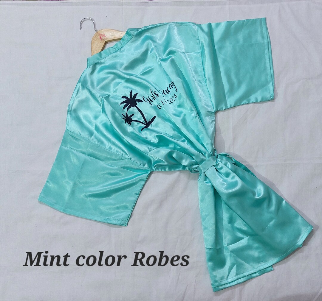 Front & Back Personalized Robes for Women,add Text,symbol or Monogram ...