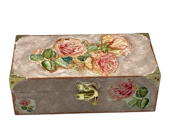 Rose Trinket Box | Etsy
