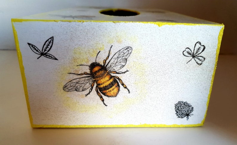 Bee Tissue Box Cover Decorative Tissue Box Holder Bumble Bee | Etsy