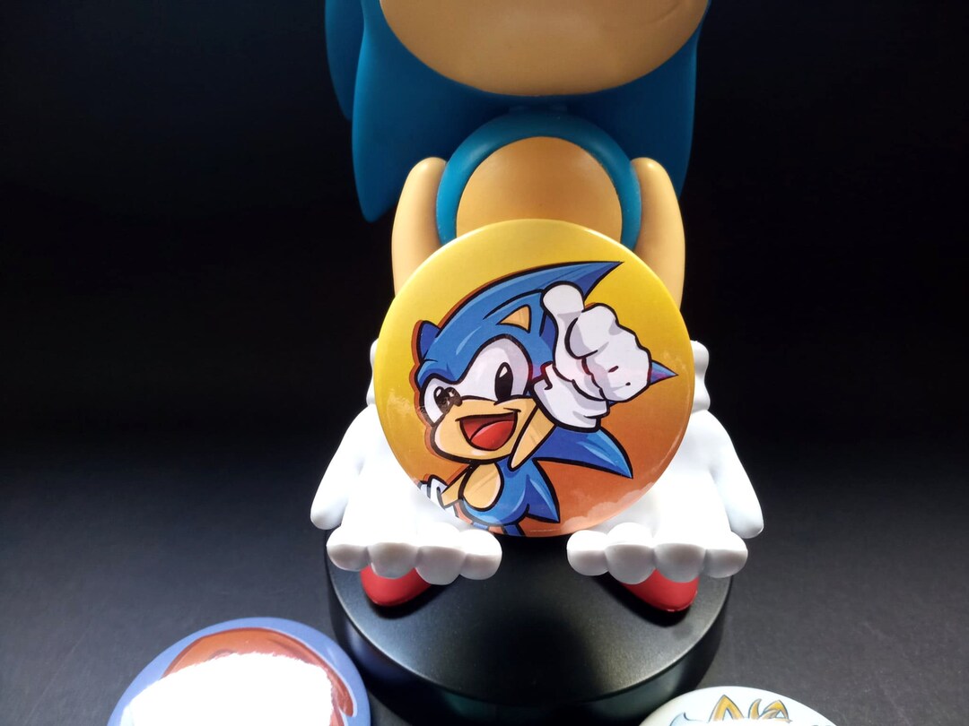 Chapa 58mm Sonic the hedgehog pin broche sonic el erizo - Etsy España