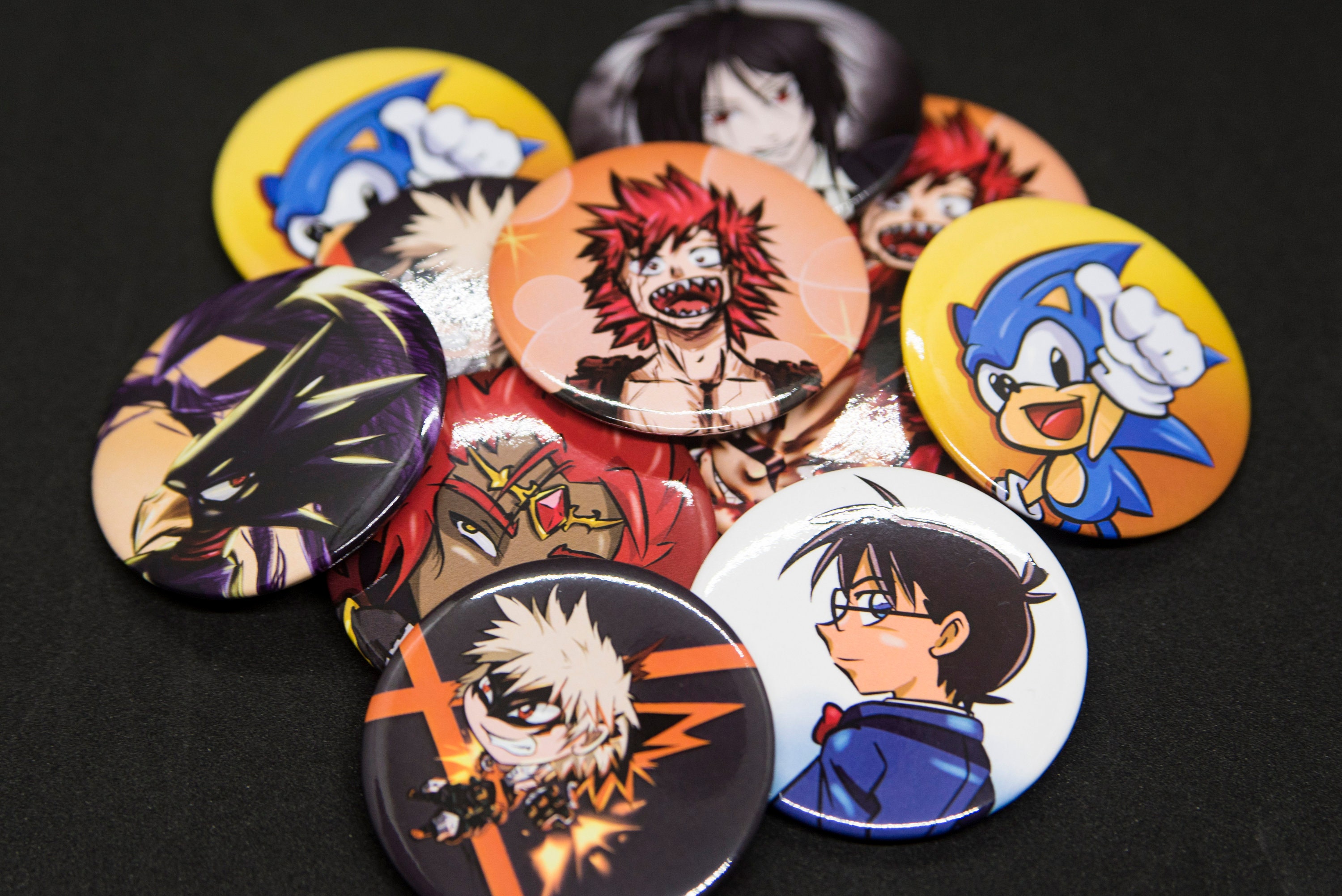 Chapa 58mm Sonic the hedgehog pin broche sonic el erizo | Etsy