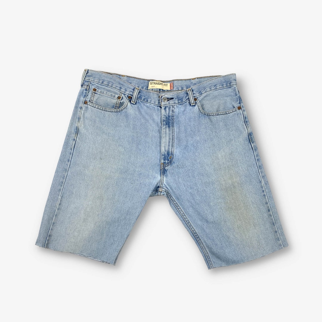 Vintage Levi's 505 Cut off Denim Shorts Light Blue W38 - Etsy