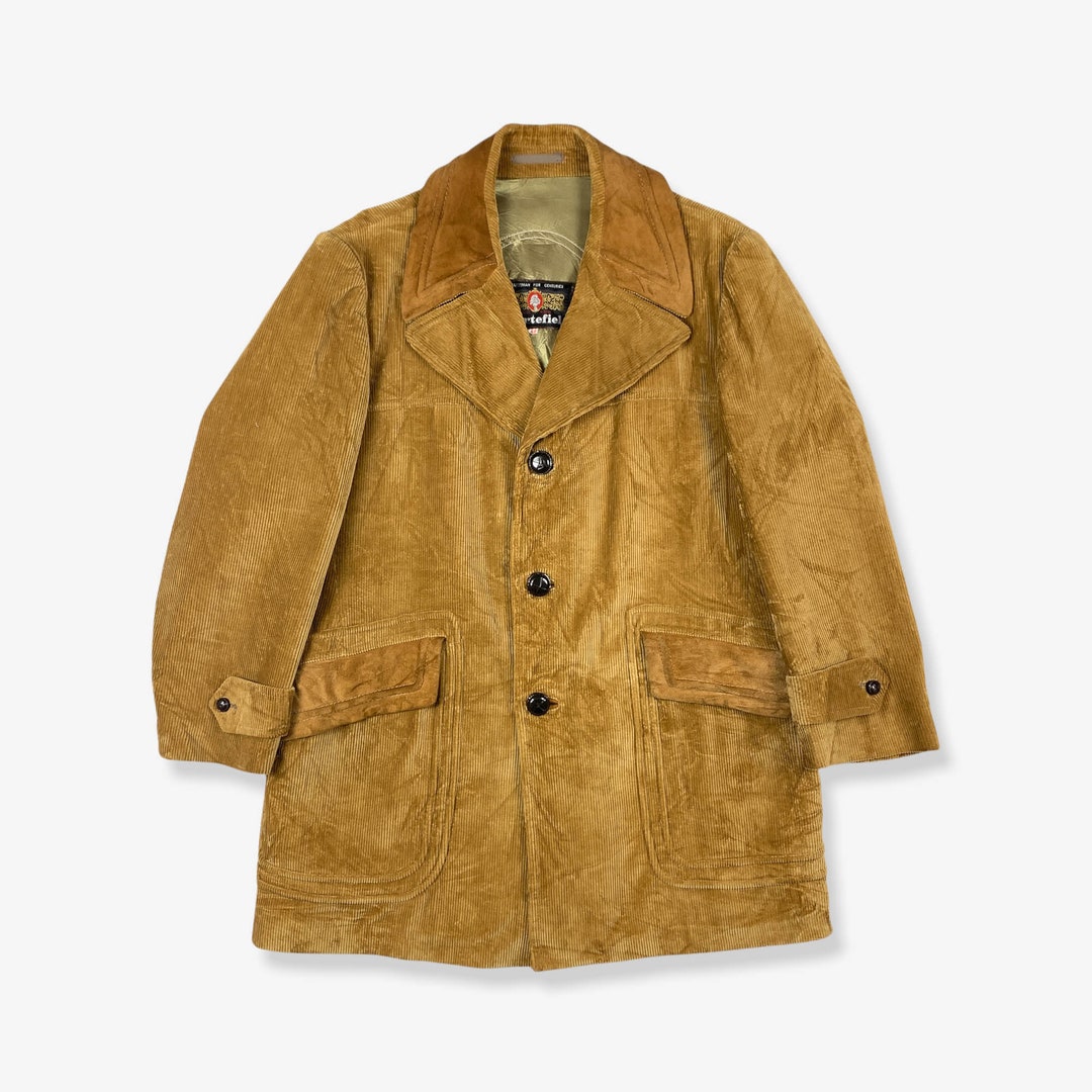 Vintage 70's Cortefiel Corduroy Jacket Tan Large - Etsy