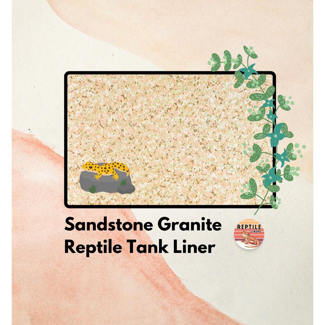 Sandstone Granite Reptile Tank Liner - Etsy