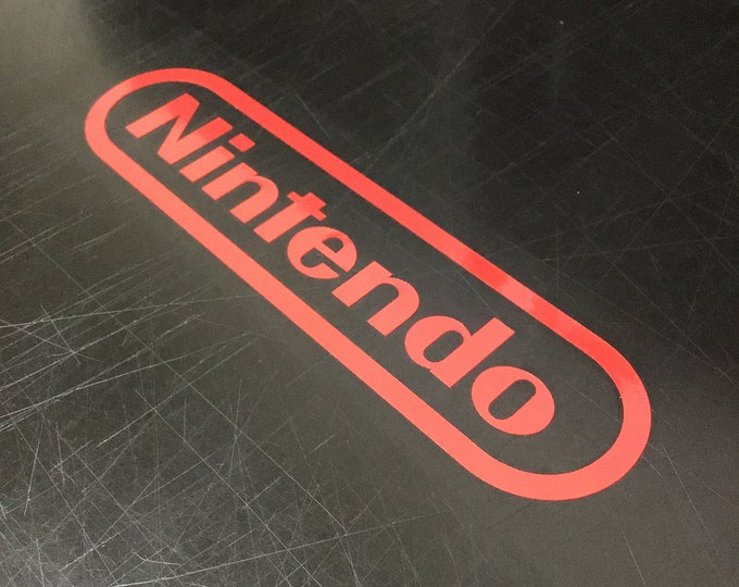 Nintendo Emblem Icon Logo Vinyl Decal Sticker - Etsy