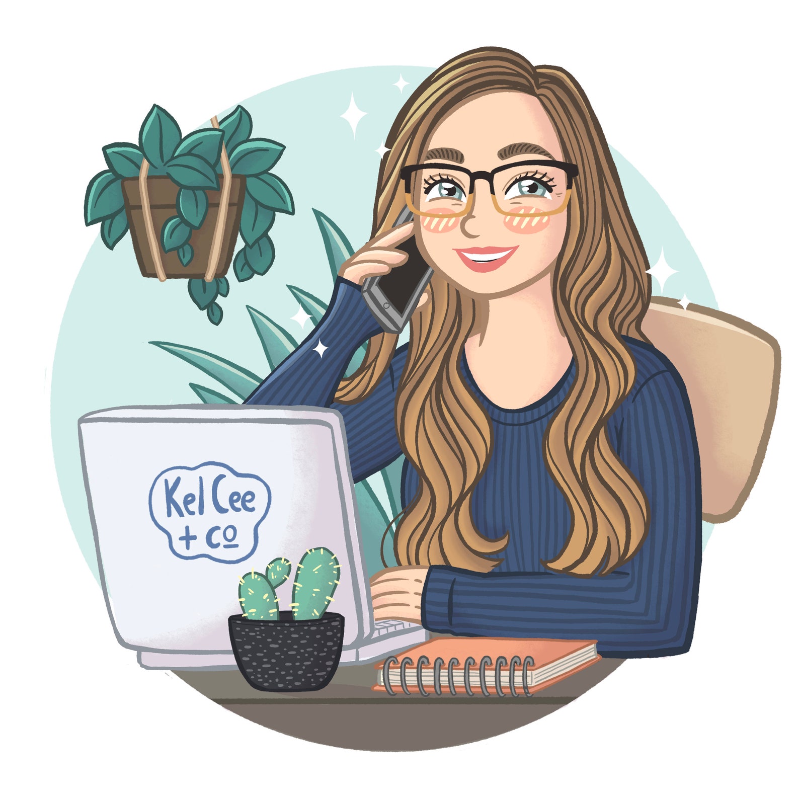 Custom Cartoon Logo Social Media Profile Picture Online Shop - Etsy