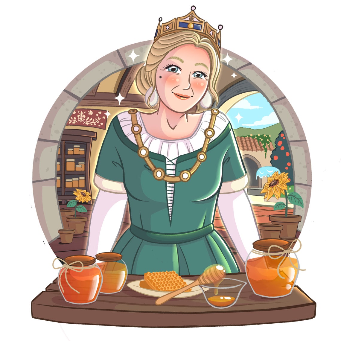 Chef Avatar Portrait, Pastry Chef Custom Gift, Restaurant Logo, Cake ...