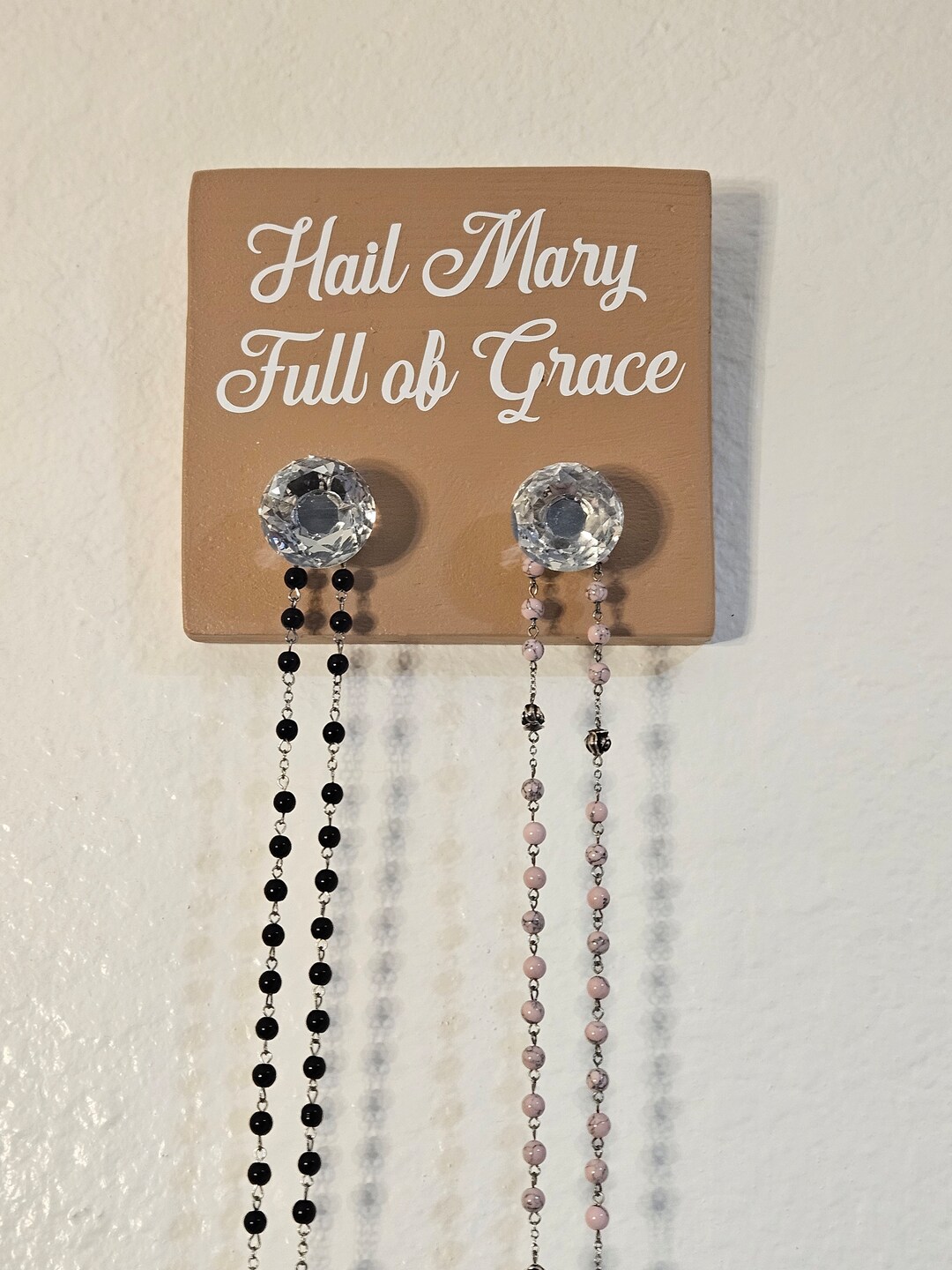 Handmade 6x6 Rosary Racks Unique Catholic Home Décor - Etsy