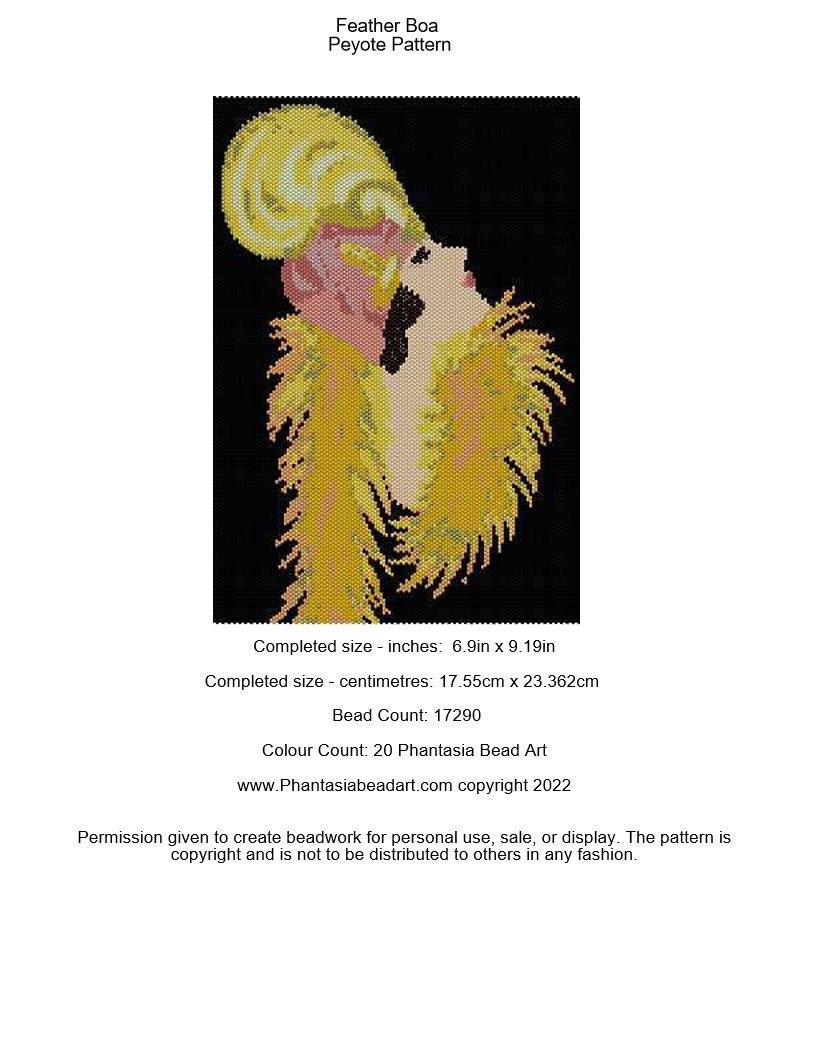 Feather Boa Peyote Pattern - Etsy