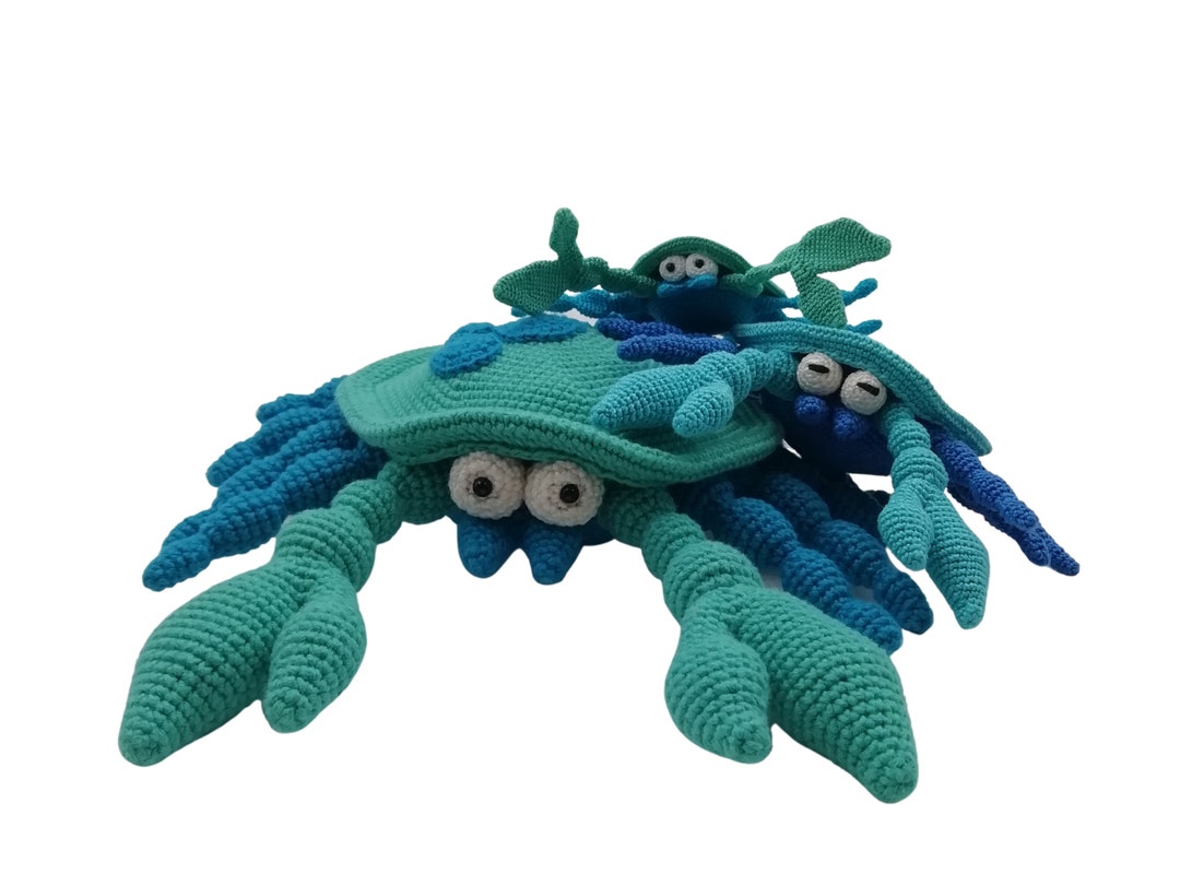 Amigurumi Crab Toys, Cute Animal Doll,handmade Collection Doll ...