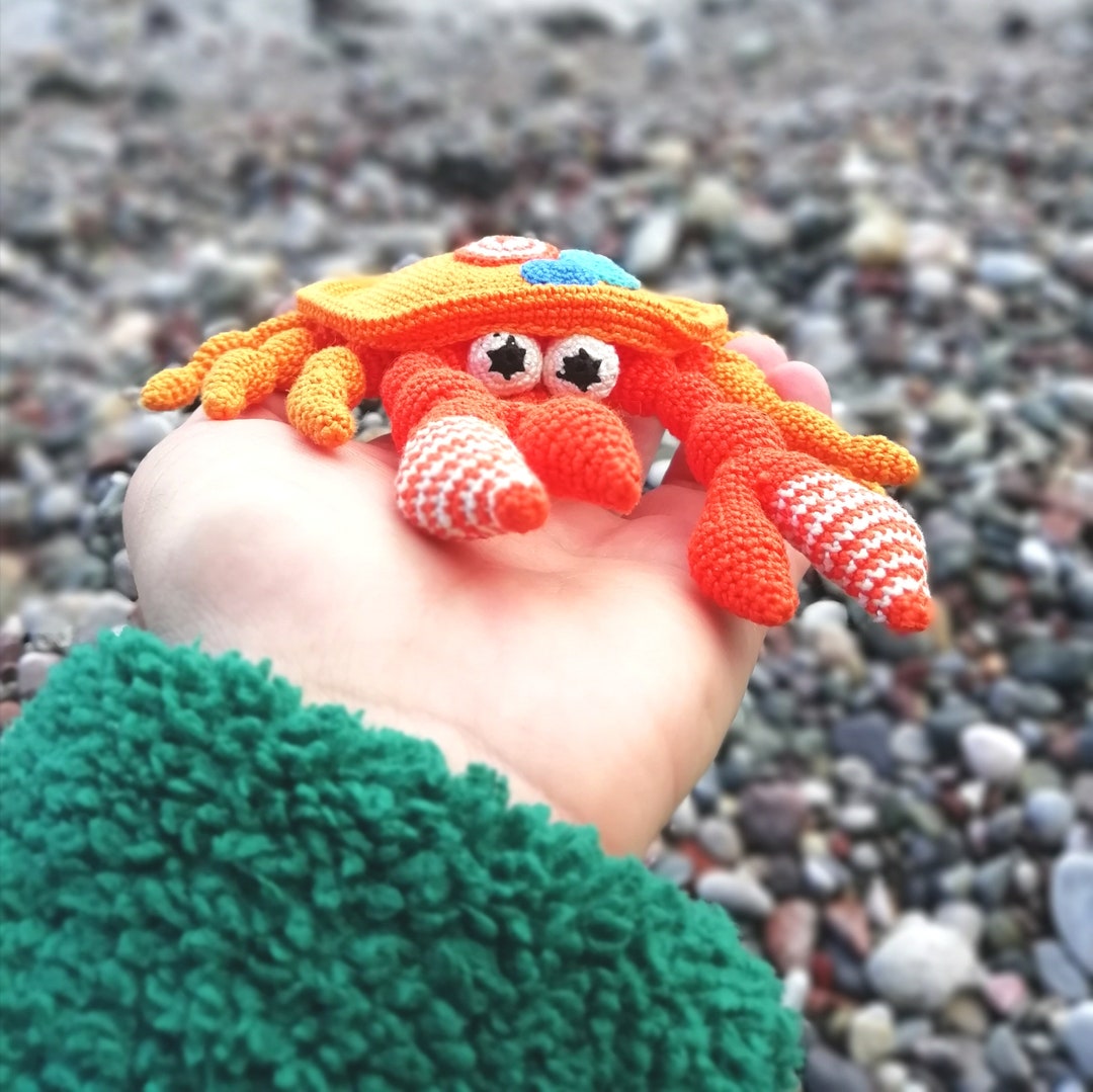 Miniature Cute Animal Crabs, Handmade Collection Doll, Amigurumi ...