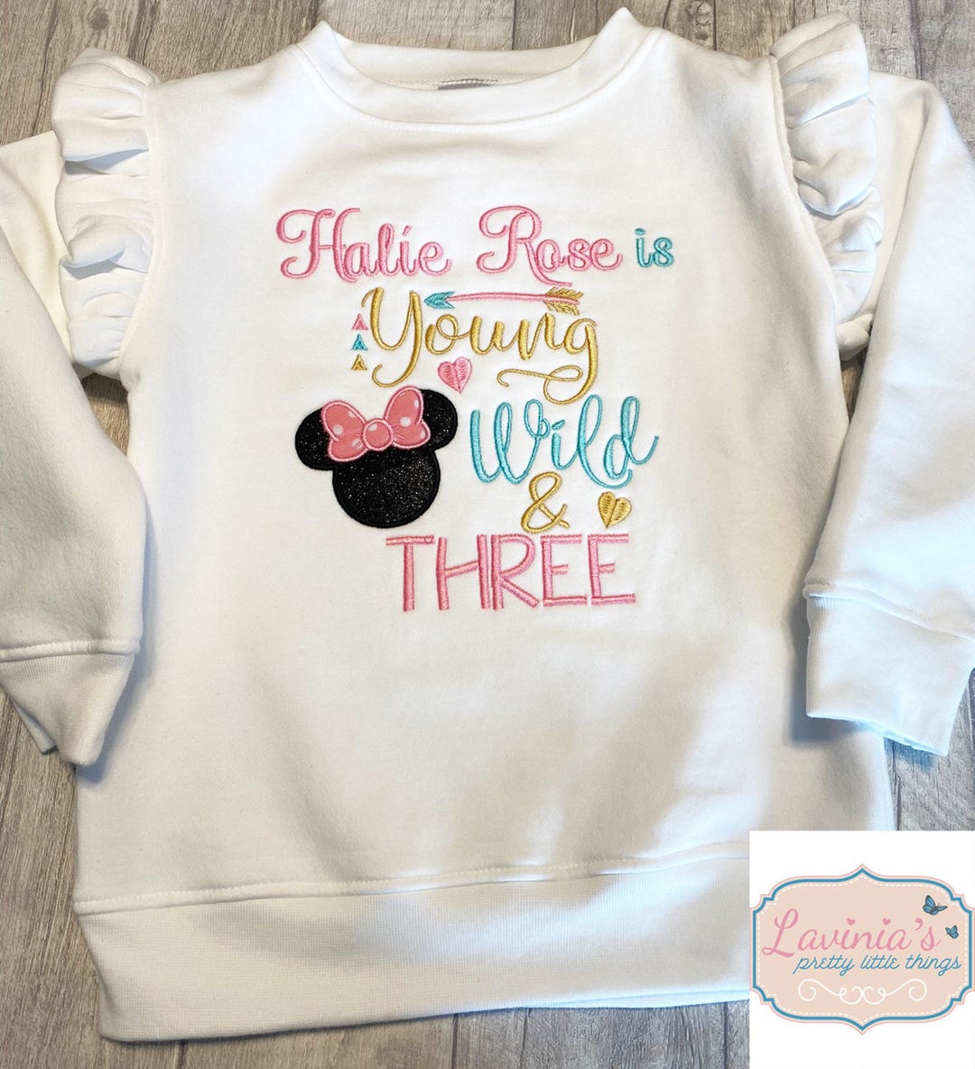 Camiseta de cumpleaños de Young Wild y tres ratones, camiseta/sudadera ...