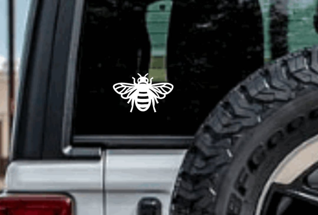 Bumble Bee Decal - Funny Car Decal, Personalized Vinyl Sticker, Custom ...