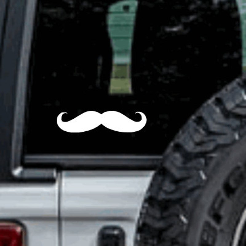 Mustache Decal - Etsy