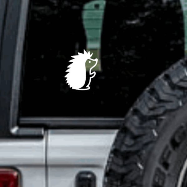Hedgehog Decal - Etsy