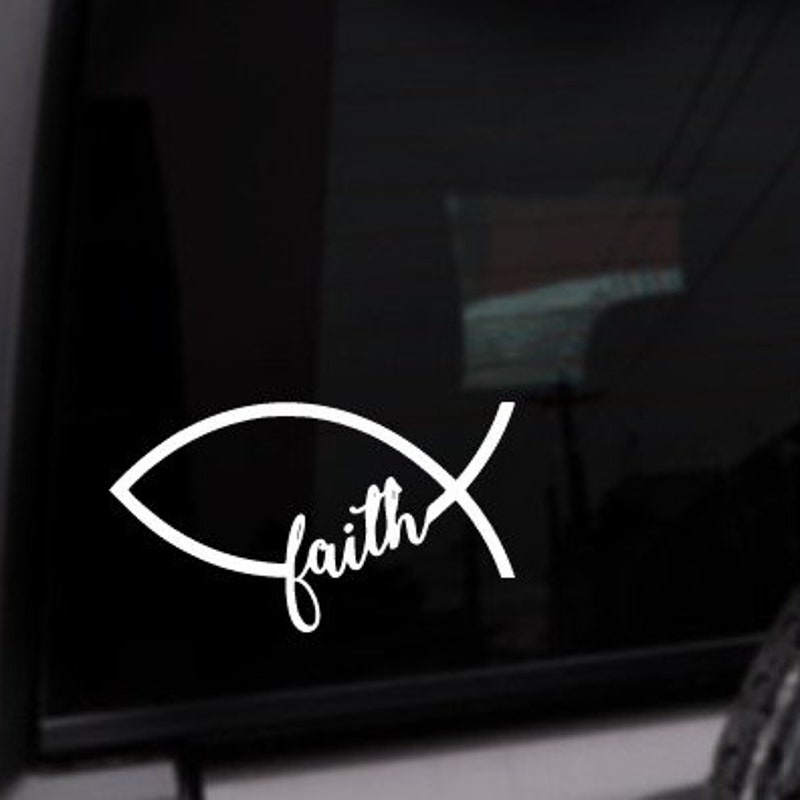 Jesus Fish Decal - Etsy
