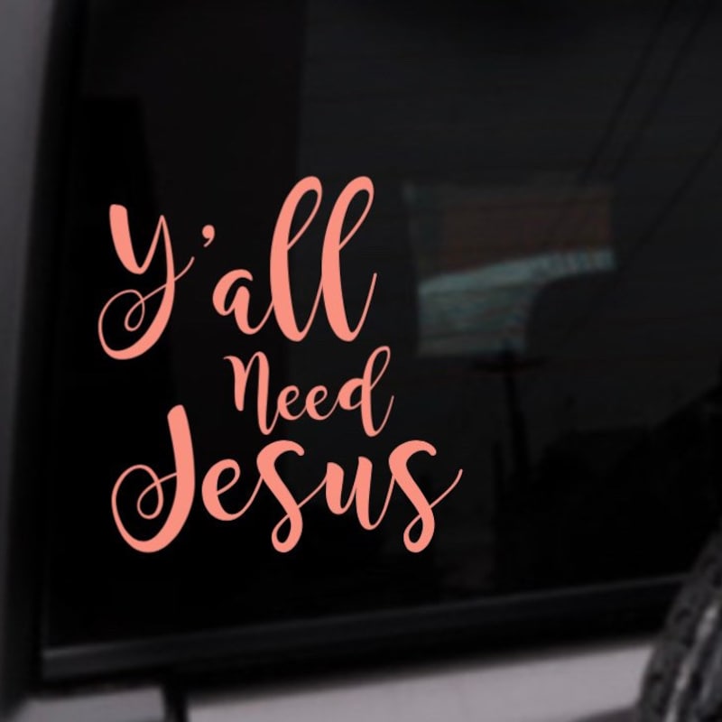 Jesus Decal - Etsy