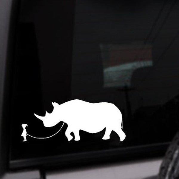 Rhino Sticker - Etsy