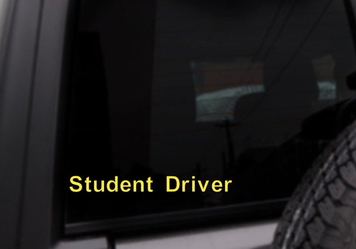 Student Driver Learner's Permit Car Decal Personalized | Etsy