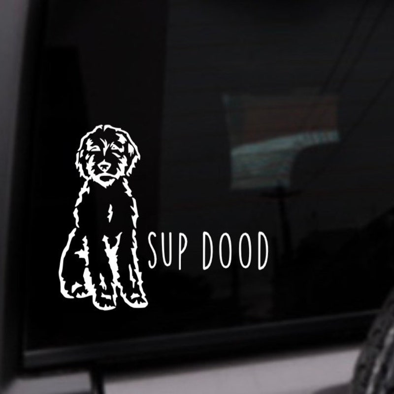 Car Labradoodle Sticker - Etsy