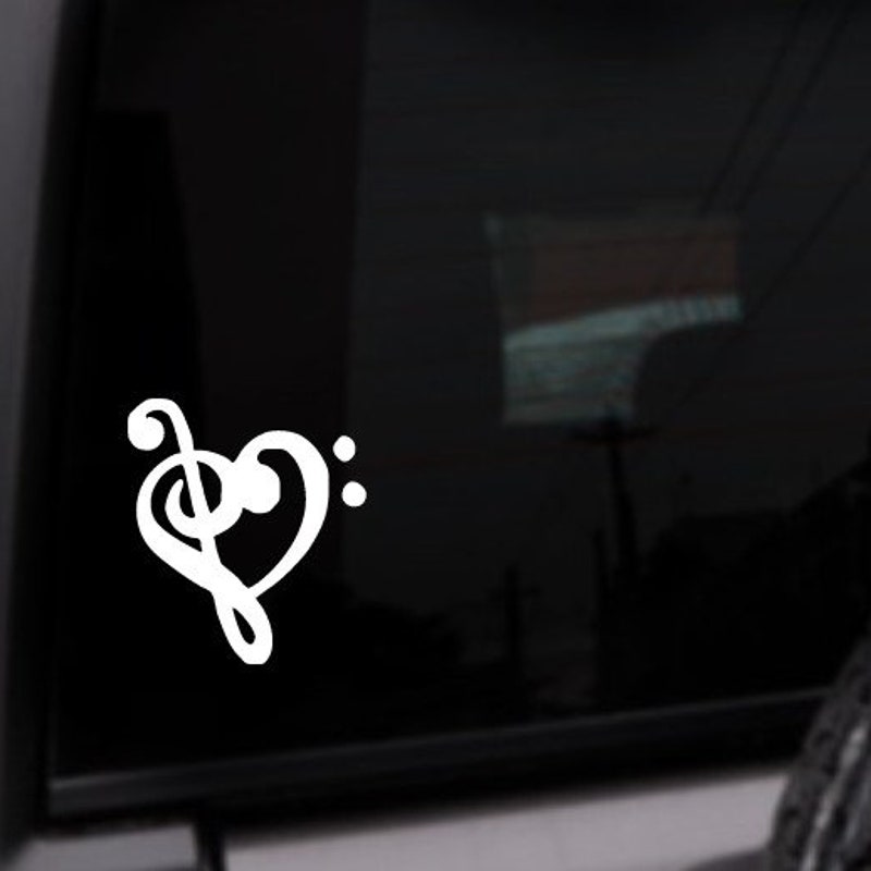 Heart Car Decal - Etsy