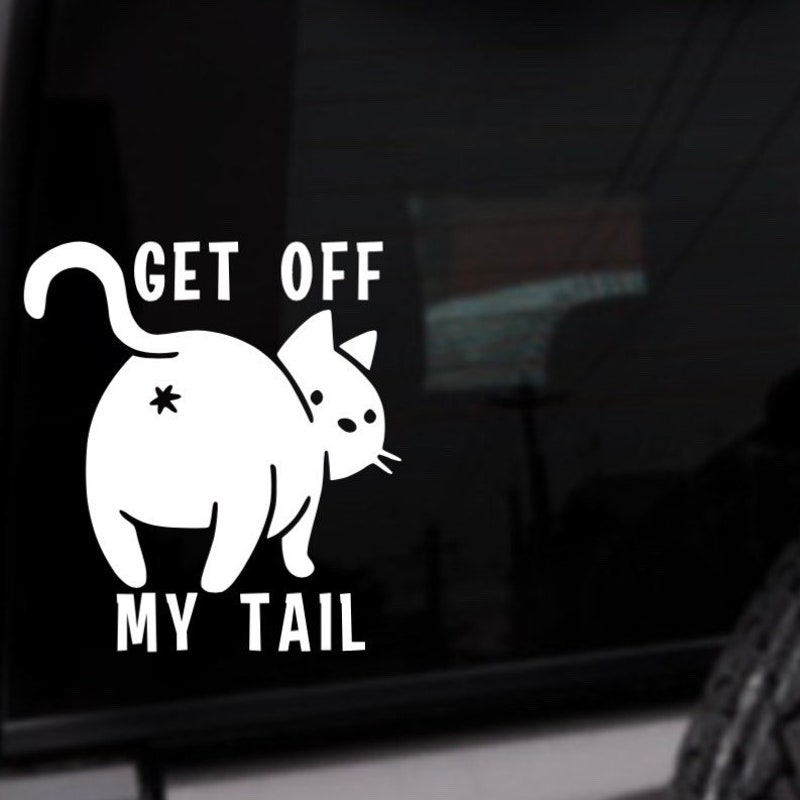 Cat Sticker for Car - Etsy